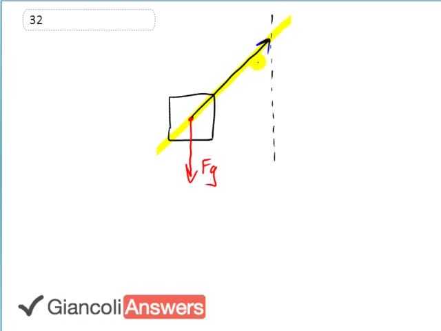 Giancoli 6th Edition, Chapter 4, Problem 32 Giancoli 6th Edition, Chapter 4, Problem 32