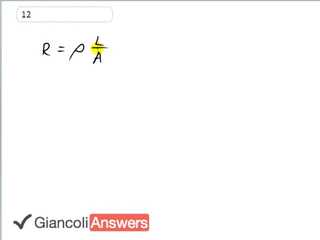 Giancoli 6th Edition, Chapter 18, Problem 12